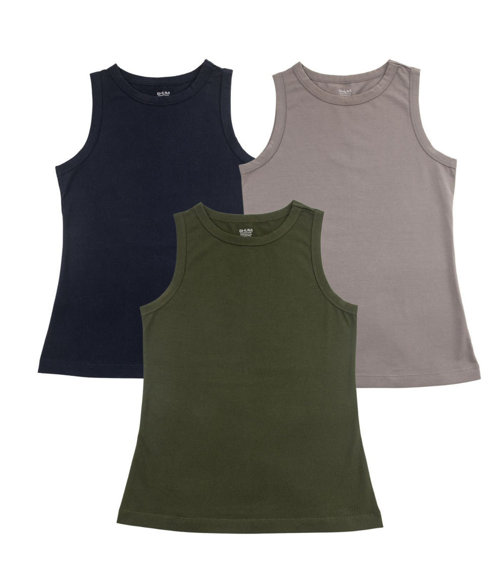 Tank Top 3 Pack | Bhumi Fairtrade Organic Cotton Womens Tops – Bhumi ...